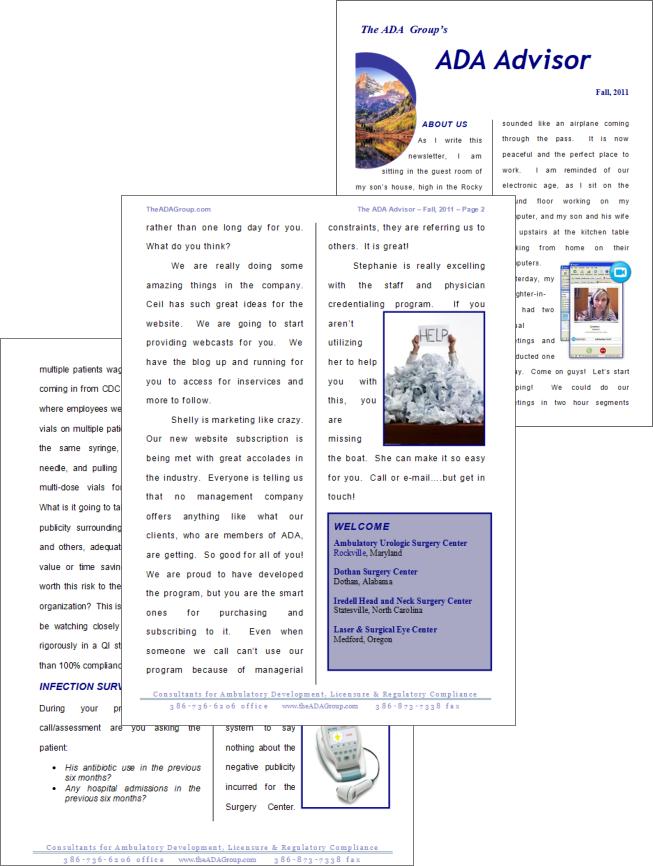 The ADA Group - Ambulatory Development and Regulatory Compliance